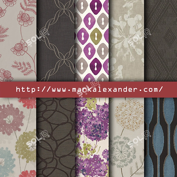 Seamless Textures & Bump 3D Model - SolidRocks.net