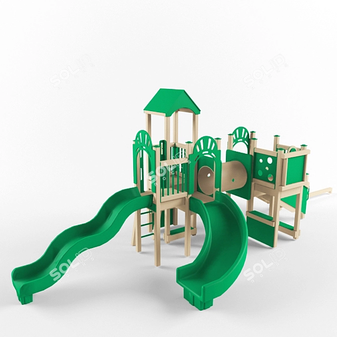 Kids' Fun Zone: The Ultimate Playground 3D Model - SolidRocks.net