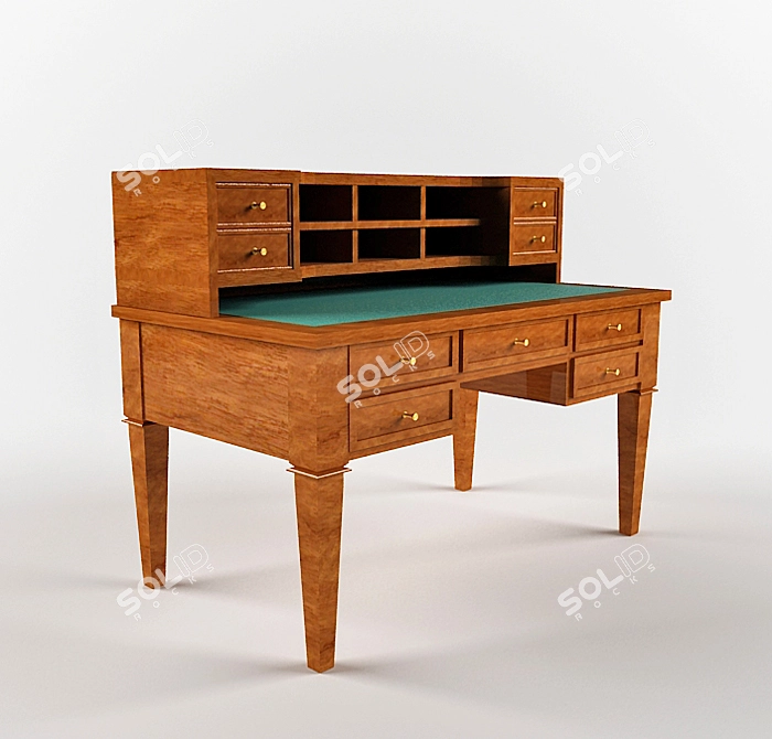 BJORKKVIST Boston Writing Desk 3D Model - SolidRocks.net