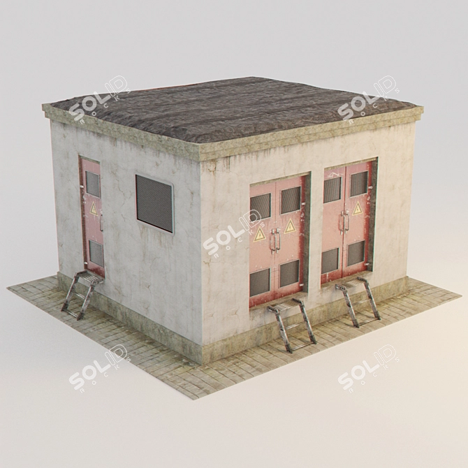 SNIP-compliant Transformer Substation 3D Model - SolidRocks.net