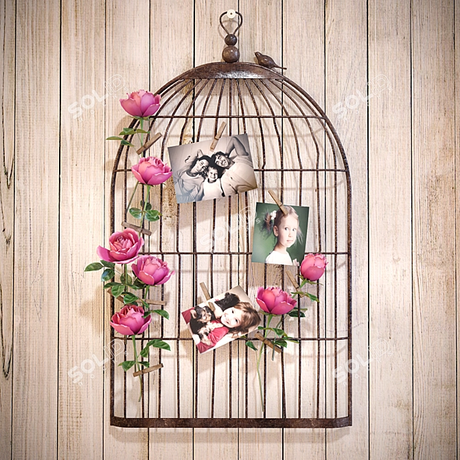 Photo Display Cage 3D Model - SolidRocks.net