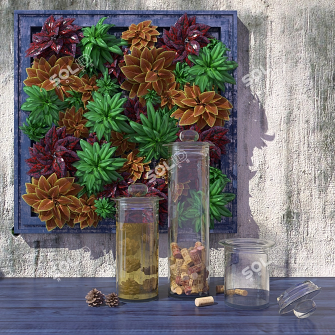 Title: Modular Decor Set | Render Efficient, Glass Encased 3D Model ...