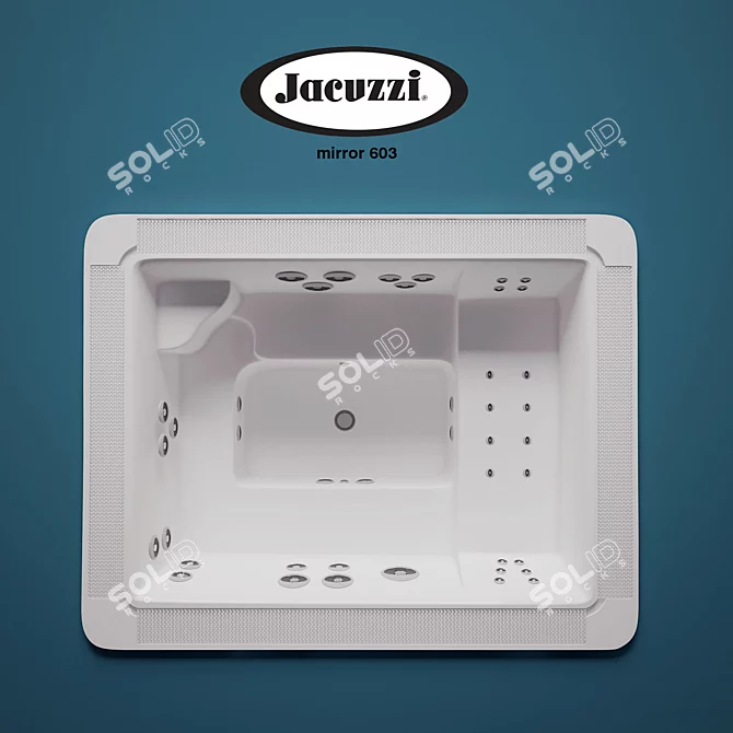 Title: Luxury Hydrotherapy Jacuzzi 3D Model - SolidRocks.net