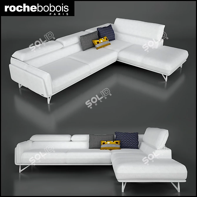 Opale Modular Sofa by Roche Bobois 3D Model - SolidRocks.net