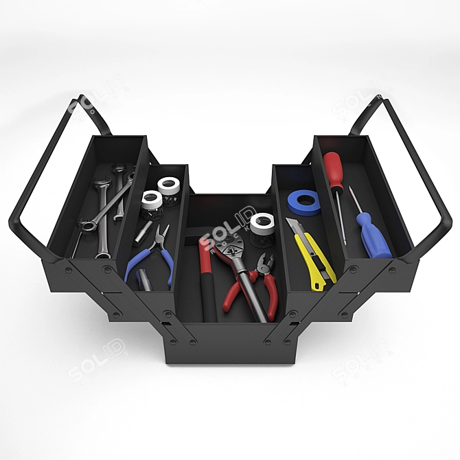 All-In-One Steel Tool Set 3D Model - SolidRocks.net