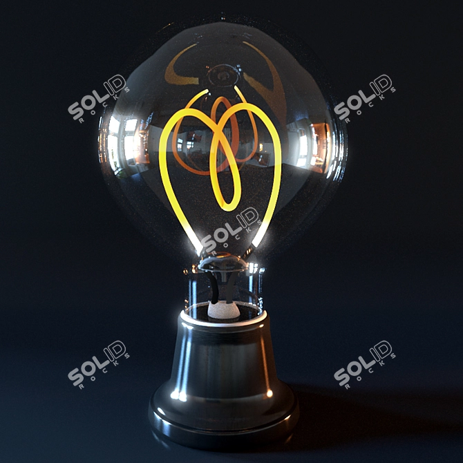 Illuminating_Innovation: The Futuristic Lightbulb Lamp 3D Model ...