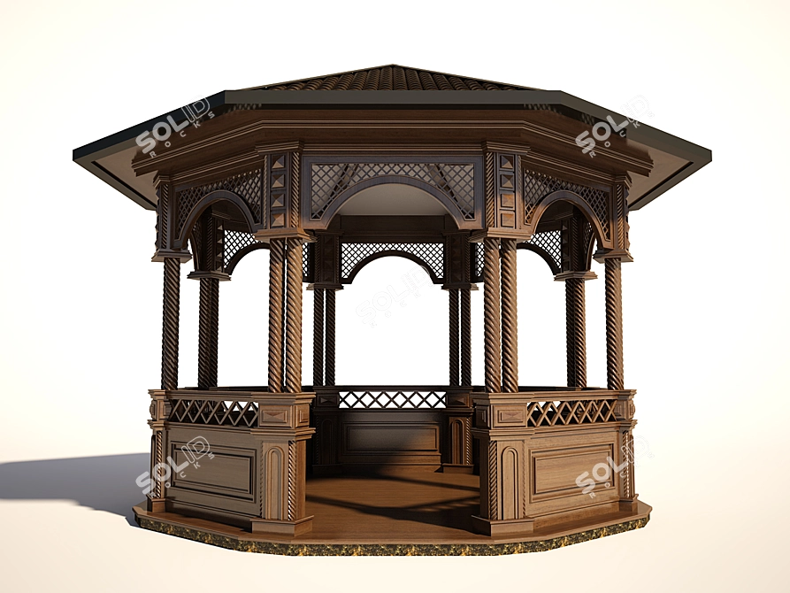 Classic Arbour 3D Model - SolidRocks.net