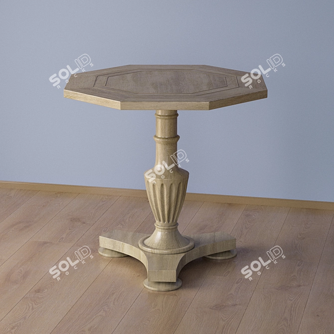 Elegant Coffee Table 3D Model - SolidRocks.net