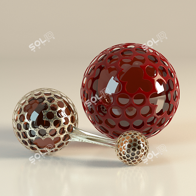 Sculptural Spheroid Decor 3D Model - SolidRocks.net