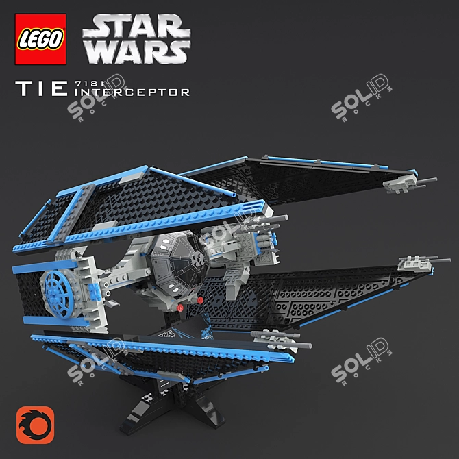 Ultimate Collector LEGO Tie Interceptor 3D Model - SolidRocks.net