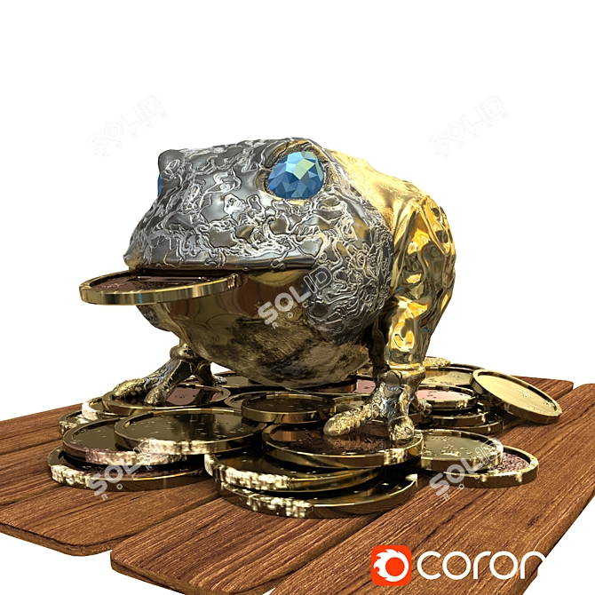 Fortune Frog with Coin - Wealth and Prosperity Feng Shui 3D Model ...