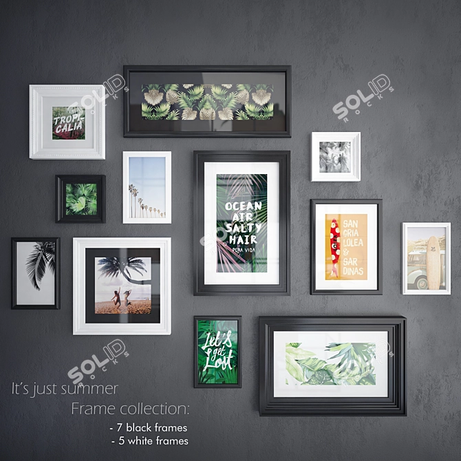 Tropical Frame Collection - 12 Gorgeous Frames for Summer Photos 3D ...