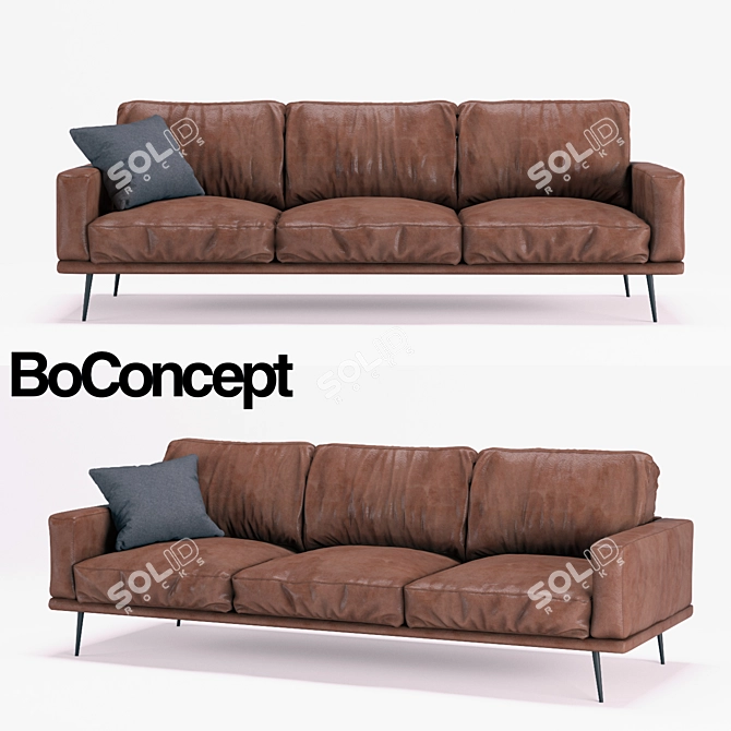 BoConcept Carlton Sofa 3D Model - SolidRocks.net
