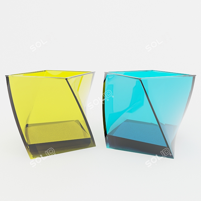 Twisted Vase Set - Modern and Unique 3D Model - SolidRocks.net