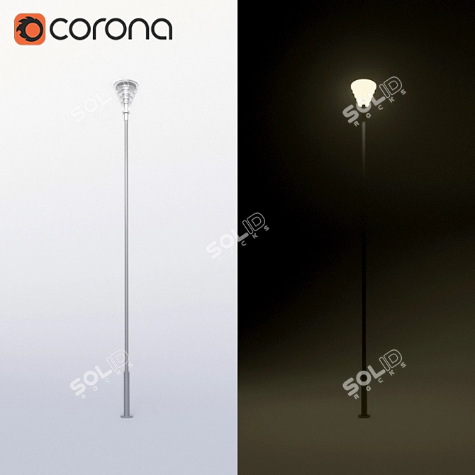 Urban Glow Street Light 3D Model - SolidRocks.net