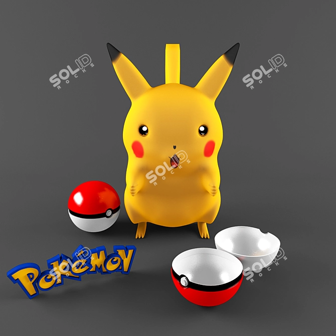 Pikachu: Icon of Japanese Culture 3D Model - SolidRocks.net