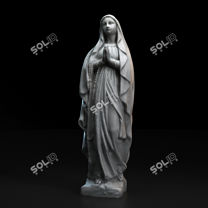 Divine Blessed Virgin Mary 3D Model - SolidRocks.net