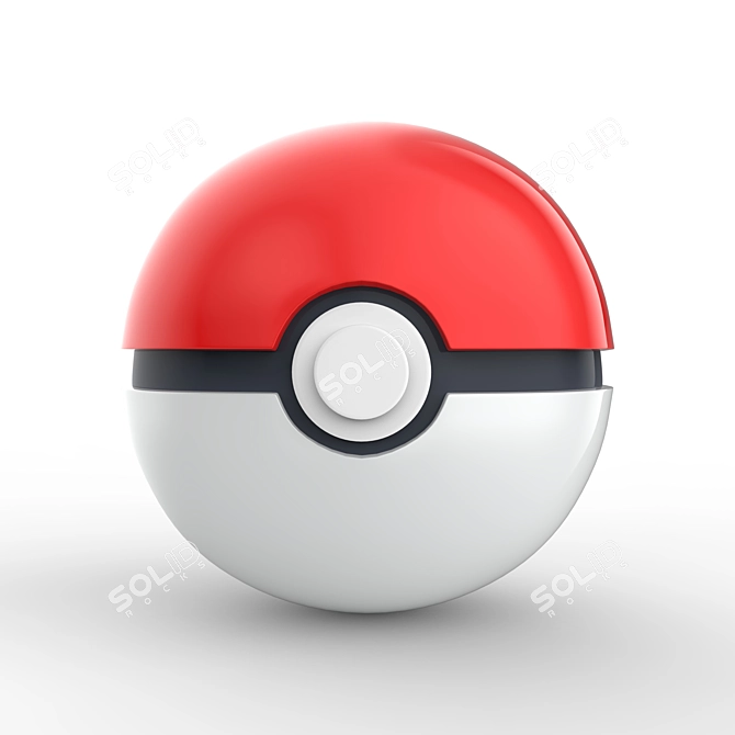 Interactive Pokemon Pokeball Toy 3D Model - SolidRocks.net