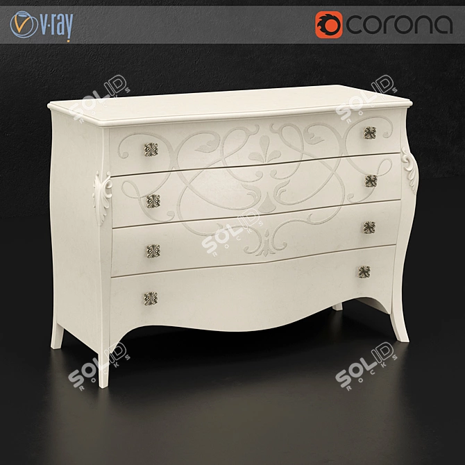 Italian Bbelle Diva Chest 3D Model - SolidRocks.net