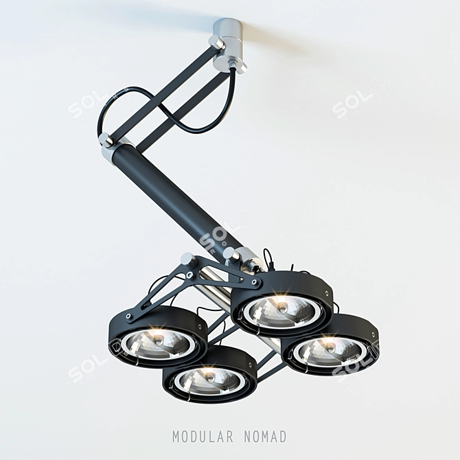 Modular Nomad Spotlight Collection 3D Model - SolidRocks.net