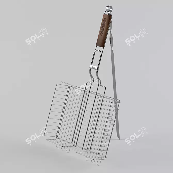 Double Grill Grate: Perfect for BBQ 3D Model - SolidRocks.net