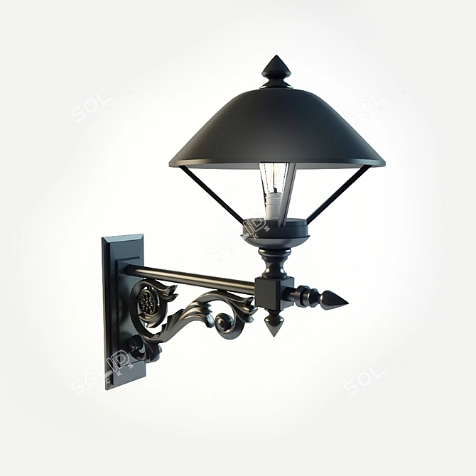 Classic Cast Iron Exterior Bra 3D Model - SolidRocks.net