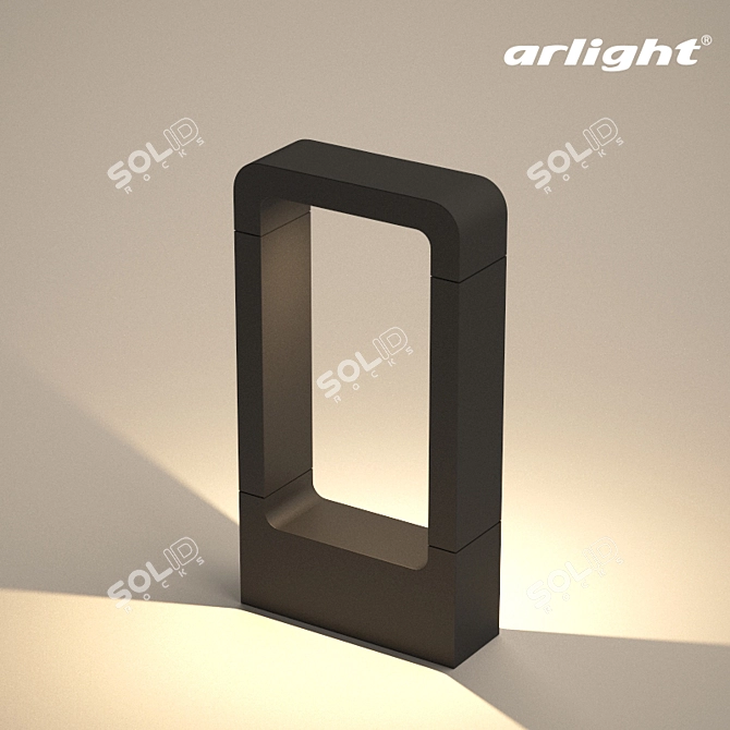 Sleek Black LED Path Frame: LGD-Path-Frame-J300B 3D Model - SolidRocks.net