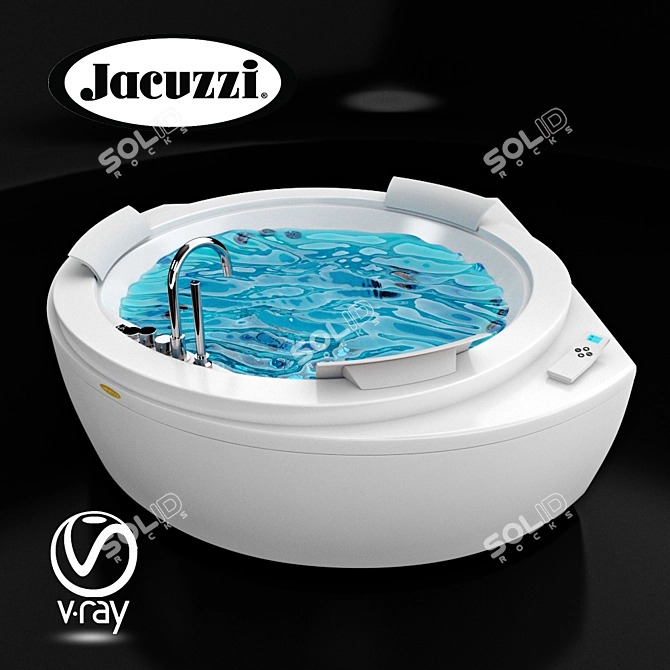3D Model: Jacuzzi Nova Corner 3D Model - SolidRocks.net