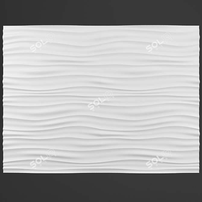 Seamless 3D Decorative Wall Panel 3D Model - SolidRocks.net