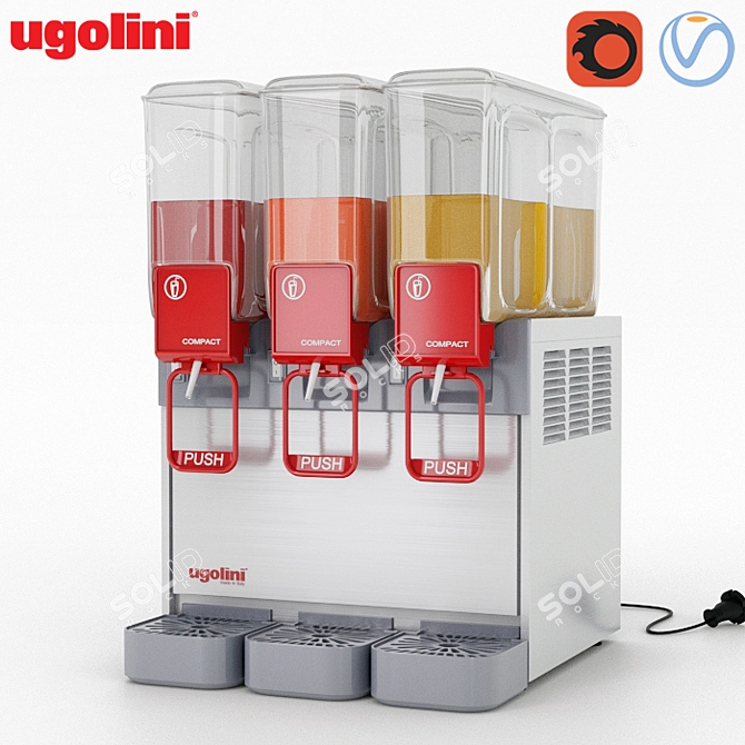 UGOLINI Artic Compact V2 5-3: 3D Model with 3 Bowls 3D Model ...