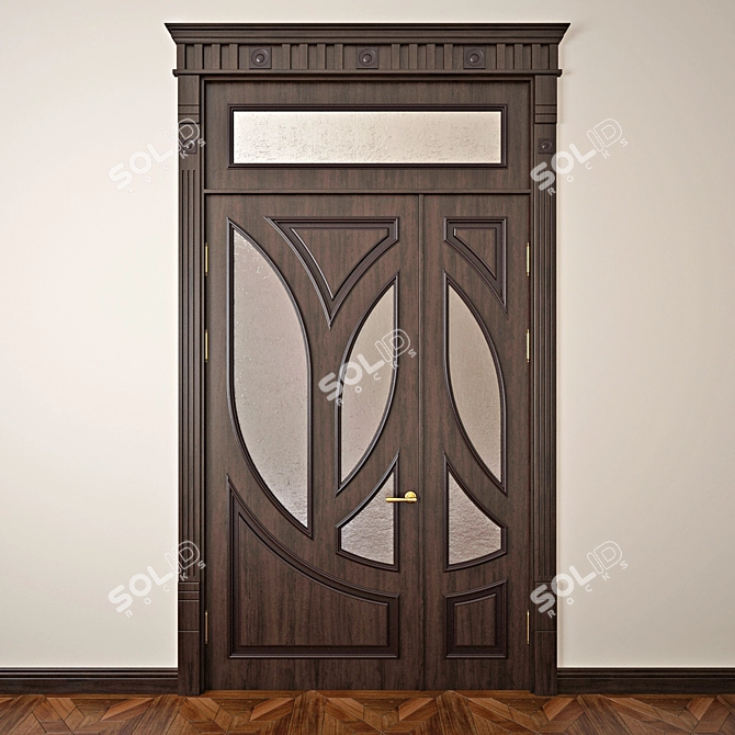 Classic Elegance: Timeless Door 3D Model - SolidRocks.net