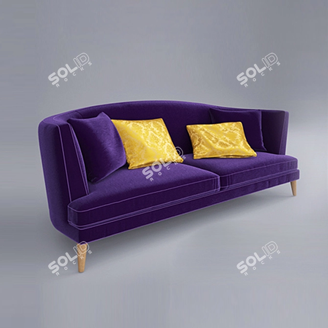 Luxury Busnelli Tresor Sofa 3D Model - SolidRocks.net