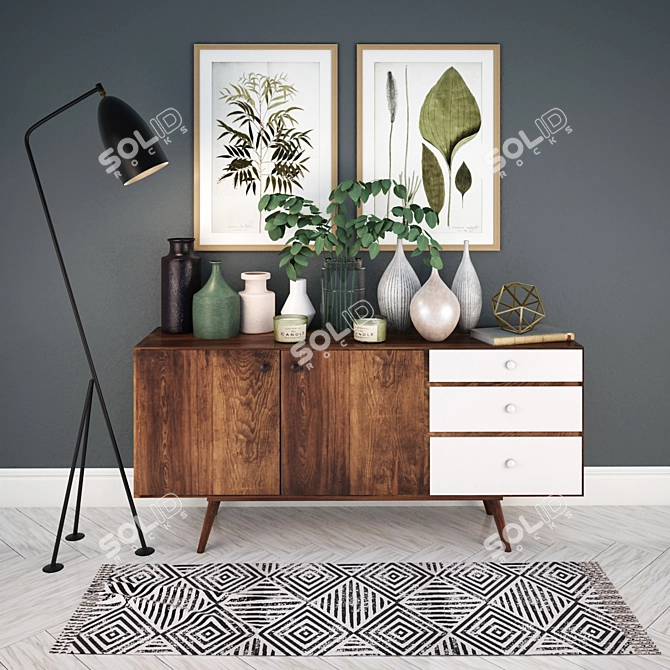 3D Max Decor Set 3D Model - SolidRocks.net