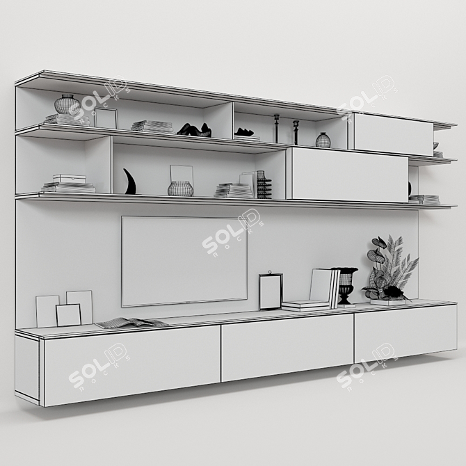 Modern Jesse Wall System 3D Model - SolidRocks.net