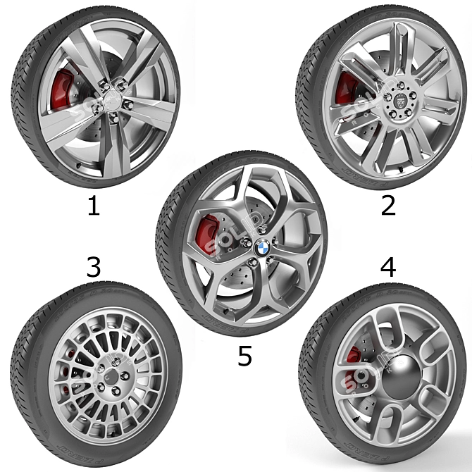 Dynamic Wheel Set: Part Two 3D Model - SolidRocks.net