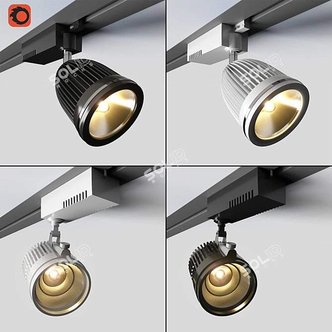 Neolight Track Light Kit - Illuminate with Style! 3D Model - SolidRocks.net