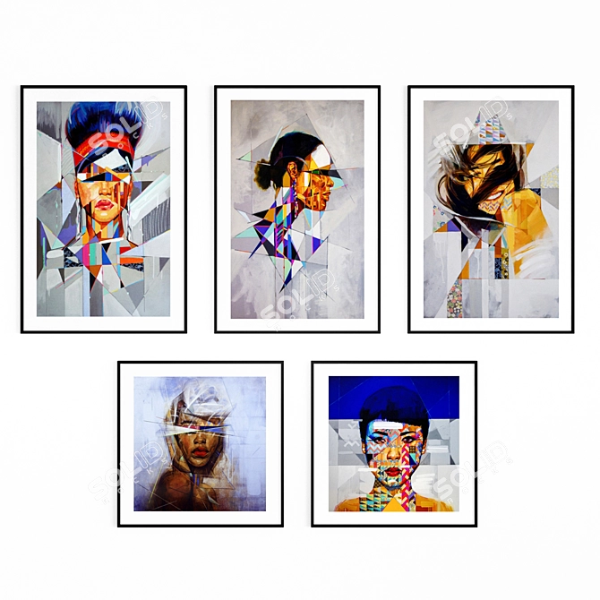 American Artist Samuel Rodriguez Paintings 3D Model - SolidRocks.net