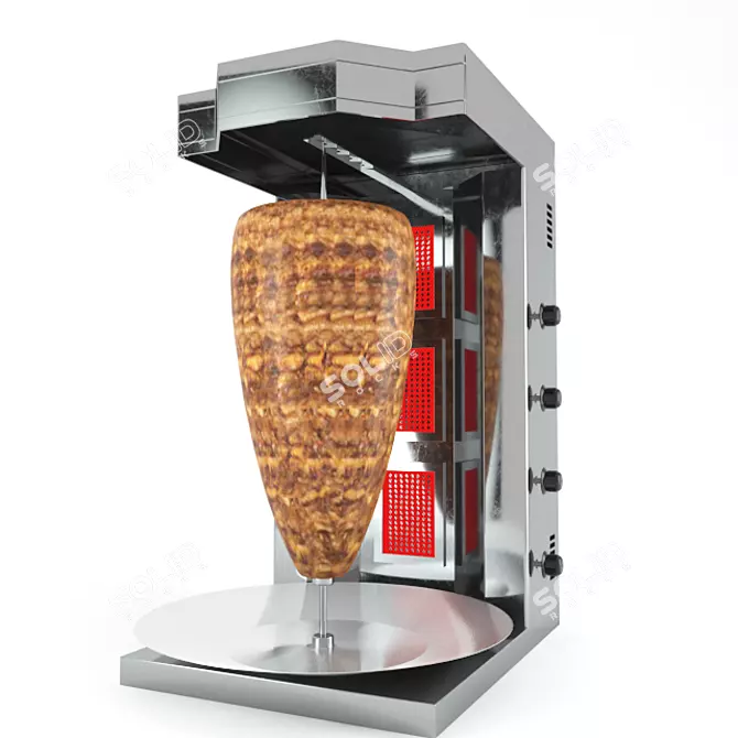 Authentic Shawarma Machine 3D Model - SolidRocks.net