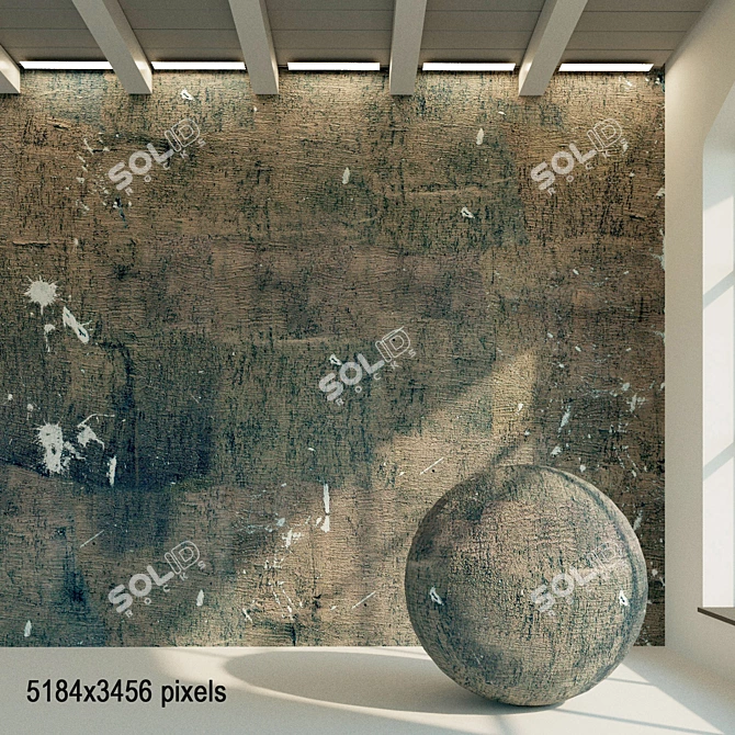Aged Plaster Texture for Walls 3D Model - SolidRocks.net