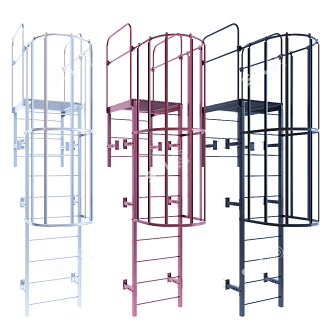Vertical Fire Escape with Safety Screen SafeScreen Vertical Fire Escape ...