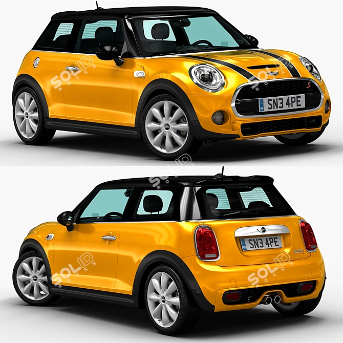 Detailed Mini Cooper S 3D Model 3D Model - SolidRocks.net