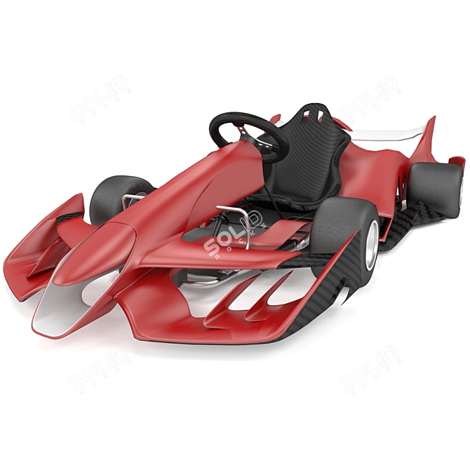 3D Printed Karting Concept 3D Model - SolidRocks.net