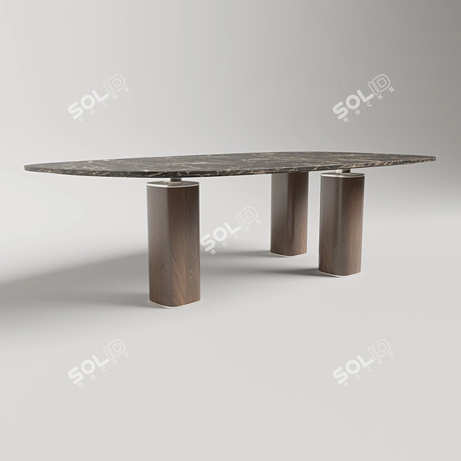 Poltrona Frau JANE: Realistic 3D Table Model 3D Model - SolidRocks.net
