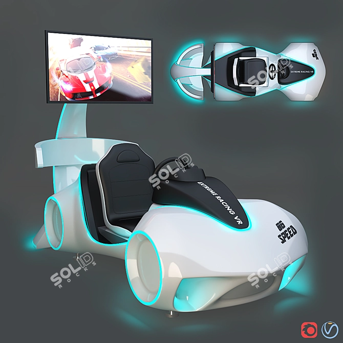 VR Flash Racing: The Ultimate 3D Racing Experience 3D Model ...