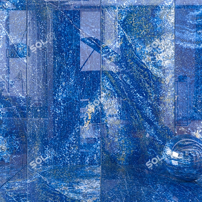 Marvel Ultramarine Wall Tiles 3D Model - SolidRocks.net