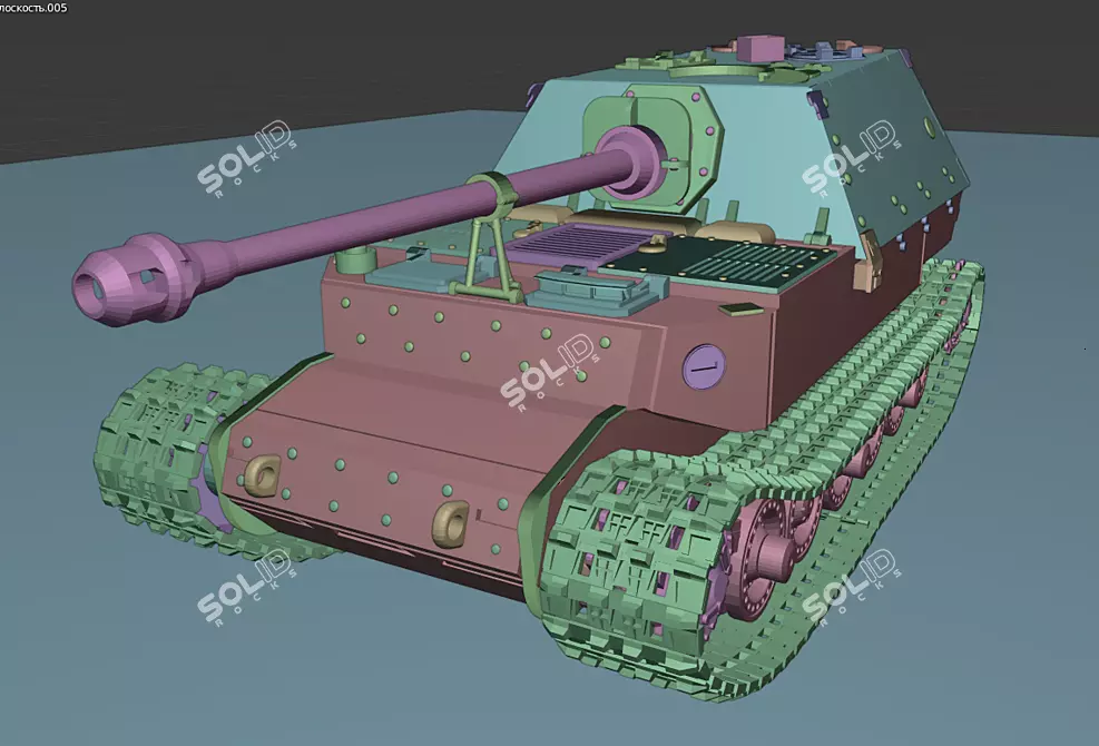 3D Printed Ferdinand Model 3D Model - SolidRocks.net