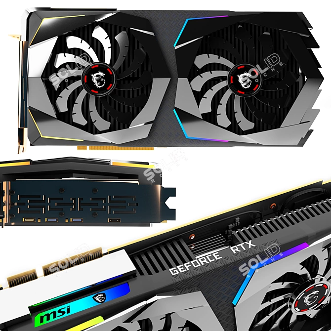 Ultimate Graphics Power: Nvidia MSI RTX 2070 Super 3D Model ...