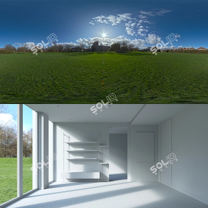 Ultra HD HDRi 50" Monitor 3D Model - SolidRocks.net