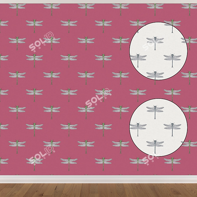Versatile Seamless Wallpaper Set 3D Model - SolidRocks.net