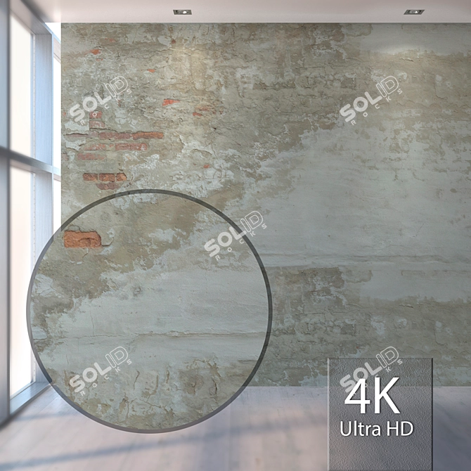 Vintage Plaster Texture Set 3D Model - SolidRocks.net